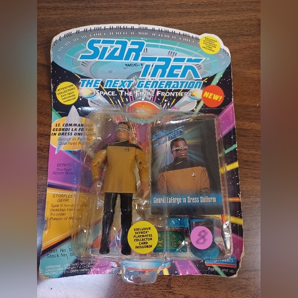 Star Trek | Toys | Star Trek The Next Generation Lt Commander Geordi La ...